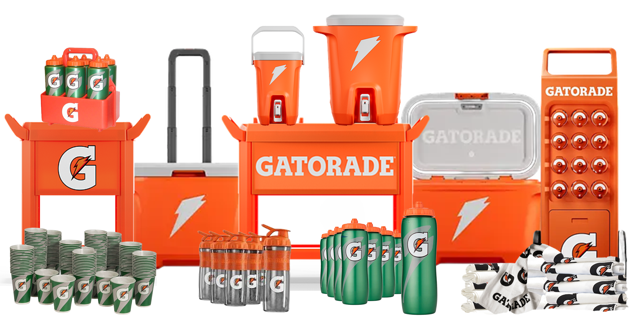 Bulk Gatorade Sideline Equipment | Mix & Match Coolers, Bottles & Carts ...